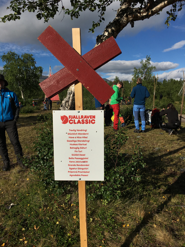 At the start in Nikkaluokta – Alive and Trekking